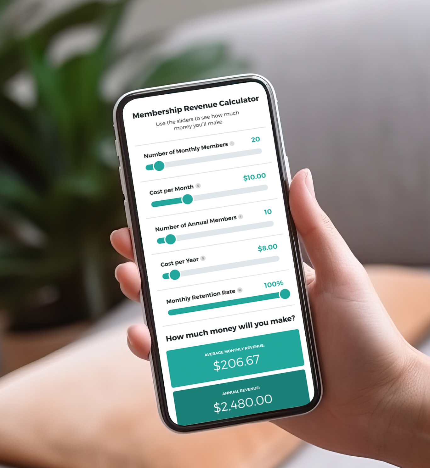 Membership Revenue Calculator | How Much Will Your Membership Make?